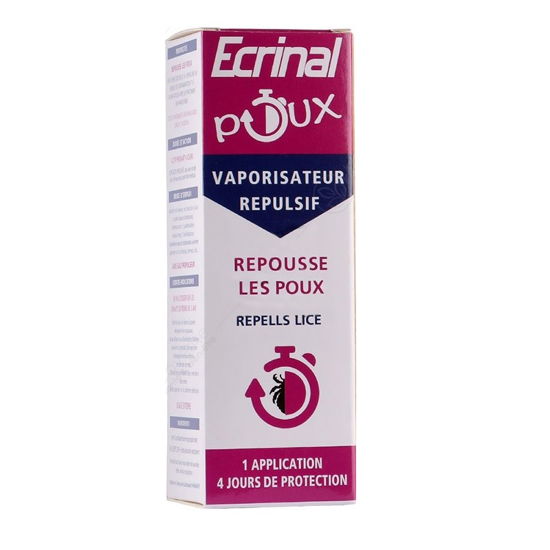 Ecrinal Vaporisateur Répulsif Anti-poux -125ml- Paraexpert.tn