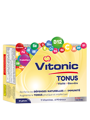Vitonic Tonus - 30 Gélules - Laboratoires Vital Tunisie - Paraexpert.tn