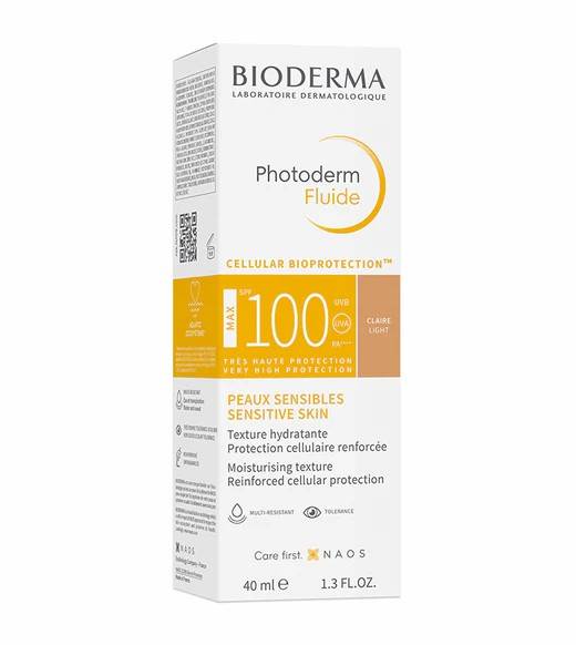 Bioderma Photoderm Fluide MAX Teinte Claire SPF100 - 40 ml - Paraexpert.tn