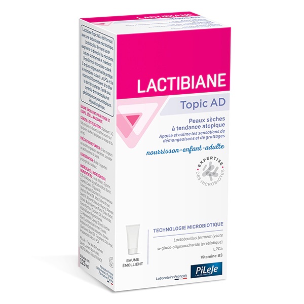 PiLeJe Lactibiane Tobic AD Baume Emollient Microbiotique - 125 ml ...